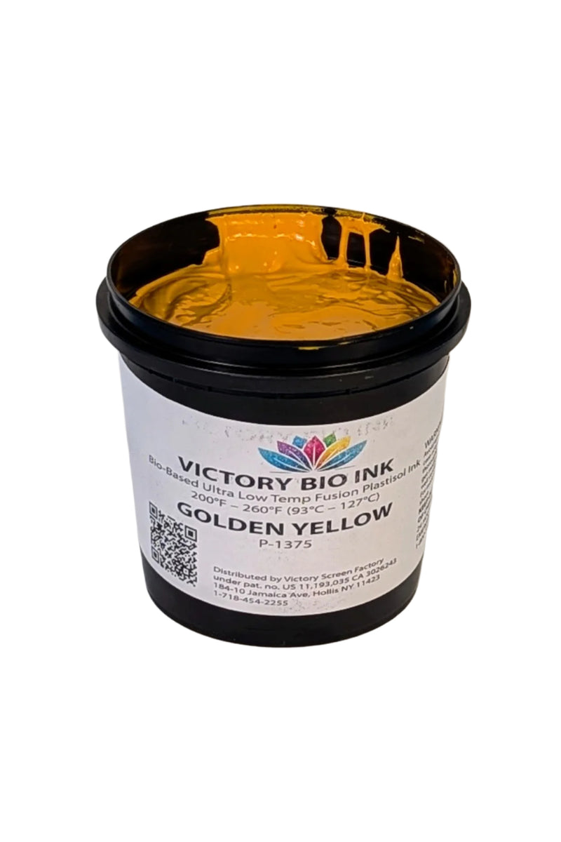 Golden Yellow Victory Bio Ink Plastisol – Victory Screen Factory