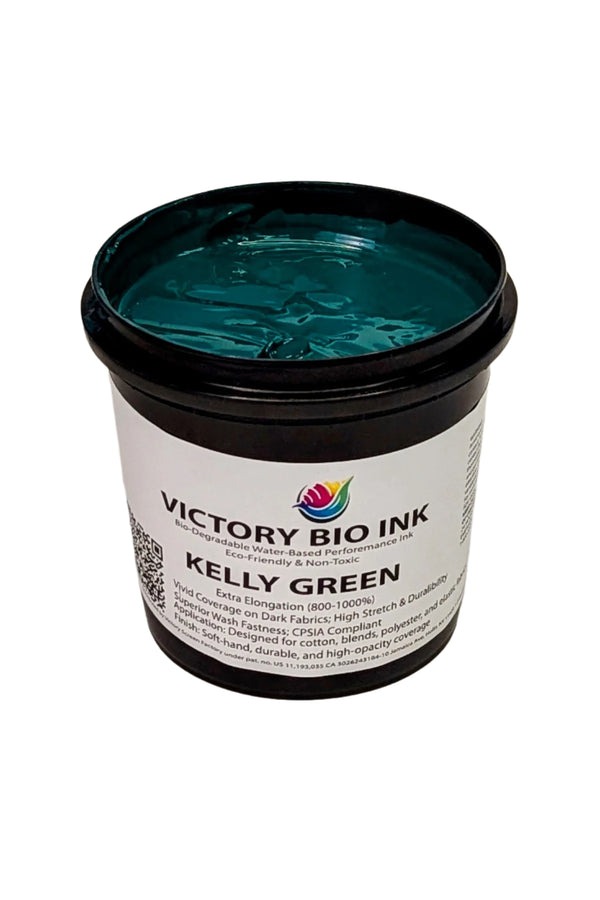 Kelly Green Victory Bio Ink Water Base – Victory Screen Factory