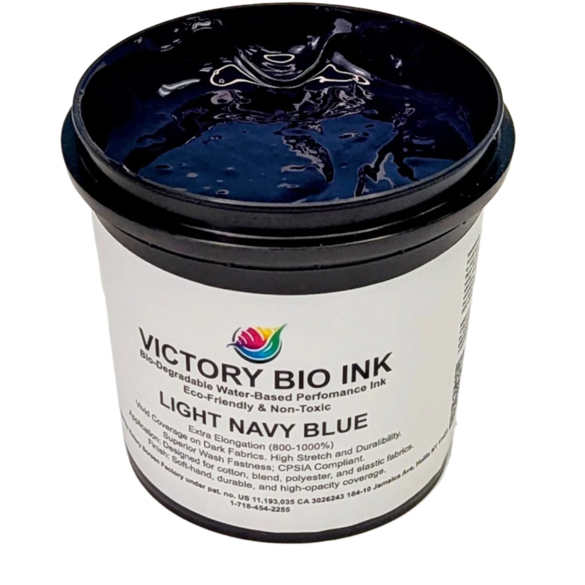 Light Navy Blue Victory Bio Ink Water Base – Victory Screen Factory