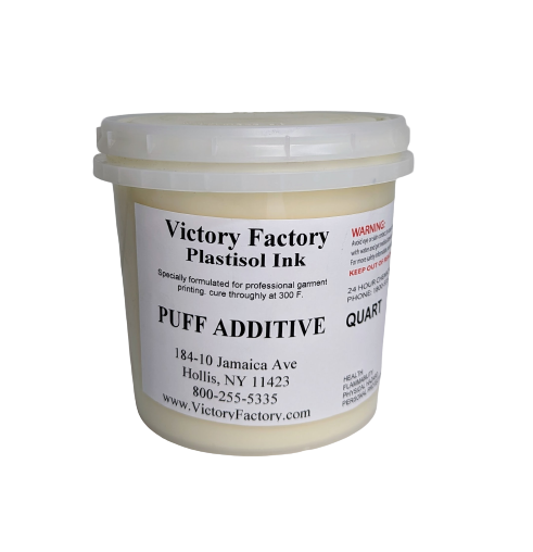 Plastisol Puff Additive Quart – Victory Screen Factory